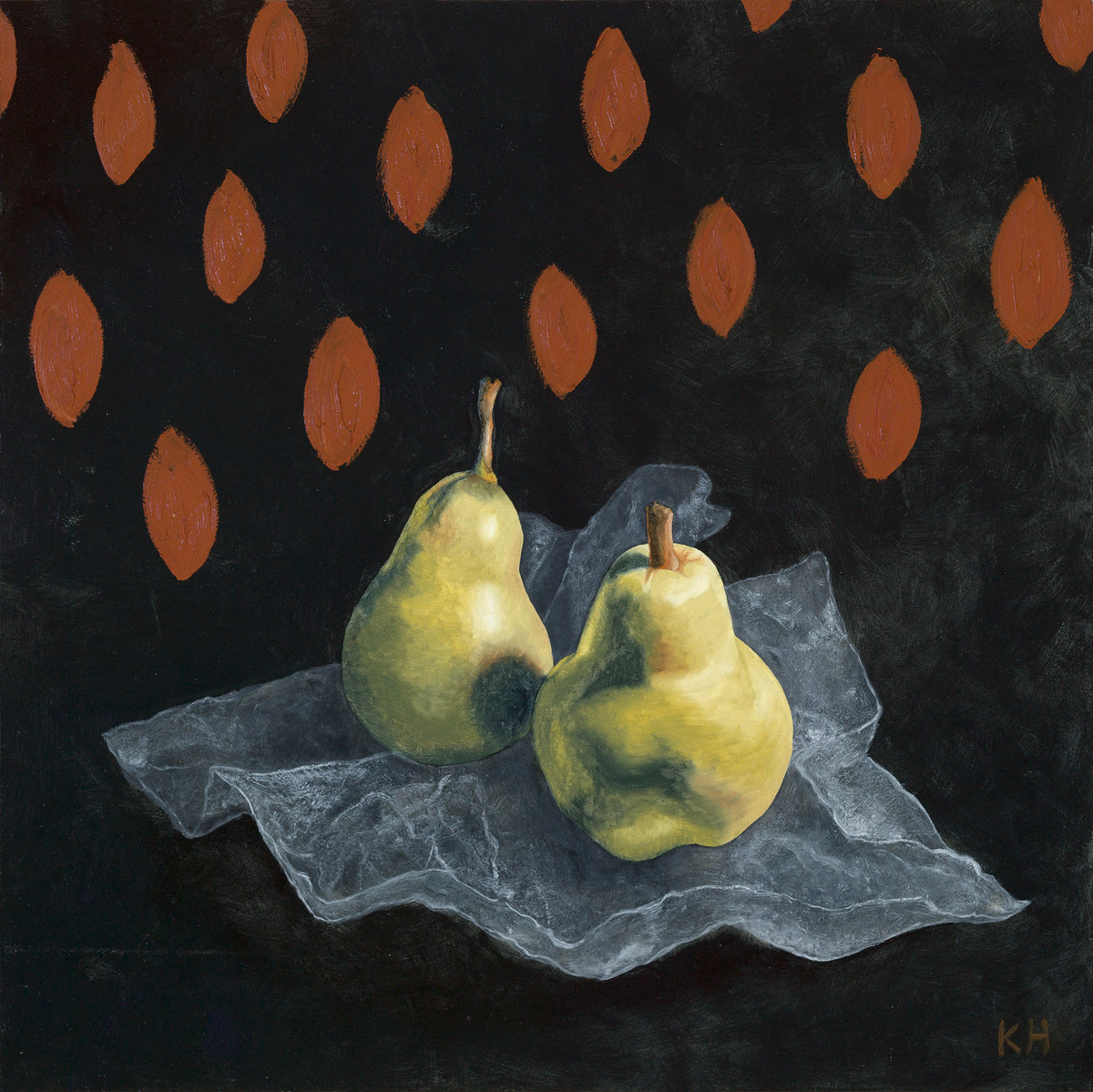 LIMITED EDITION PRINT 'Pears, Freezer Bag, Autumn Leaves' [ MEDIUM ...